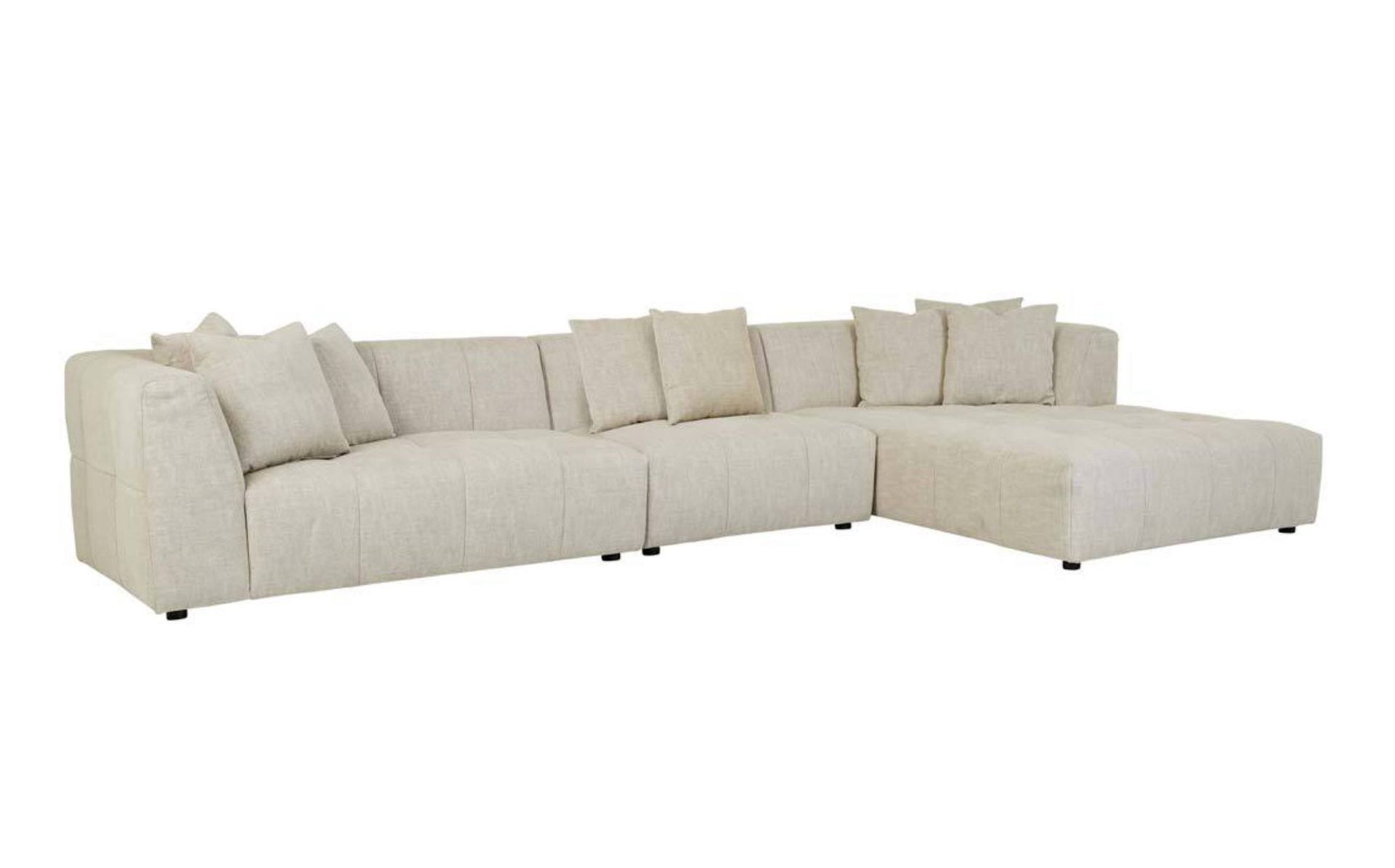 Hus | SIDNEY SLOUCH MODULAR SOFA - BARLEY, LIVING