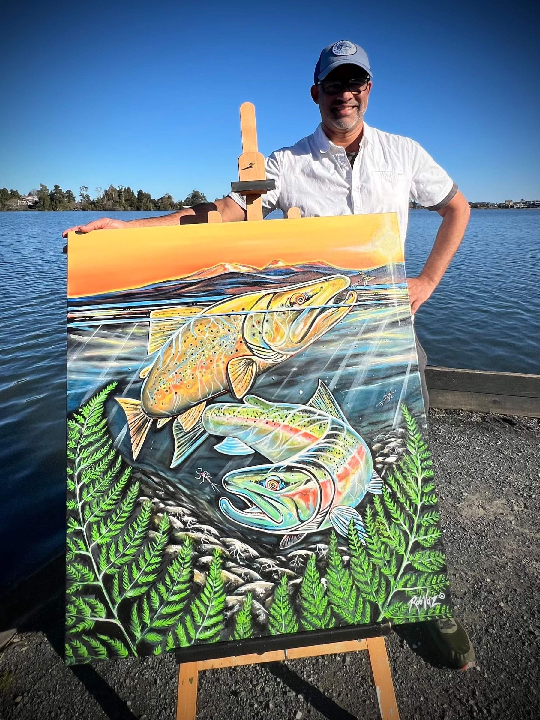 Robfish North Island, New Zealand trout fly fishing guide Rob Vaz ...
