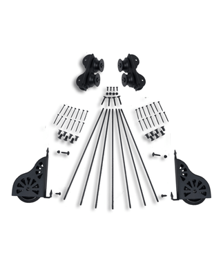 Quiet Glide Rolling Classic Brake Wheel Ladder Hardware Set, Ladders ...