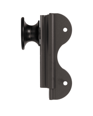 Quiet Glide Rolling Hook Contemporary Brake Wheel Ladder Hardware Set ...