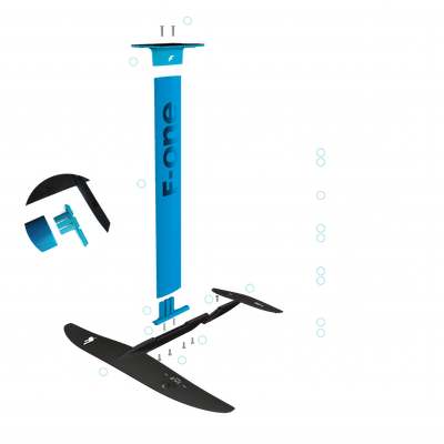 F-ONE 'Create Your Own' SK8 Foil Alloy Mast Complete, Foil | Foils ...