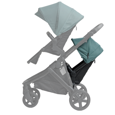 Edwards & Co Olive Two-Seater Buggy Bundle Sage Green, Bundle | Baby Depot