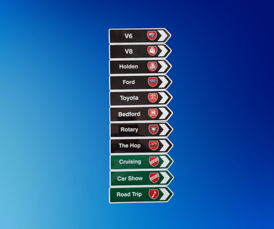 Famous Green Road Sign Magnets | Kiwi Iconic Magnets | JCM Direct Tyres