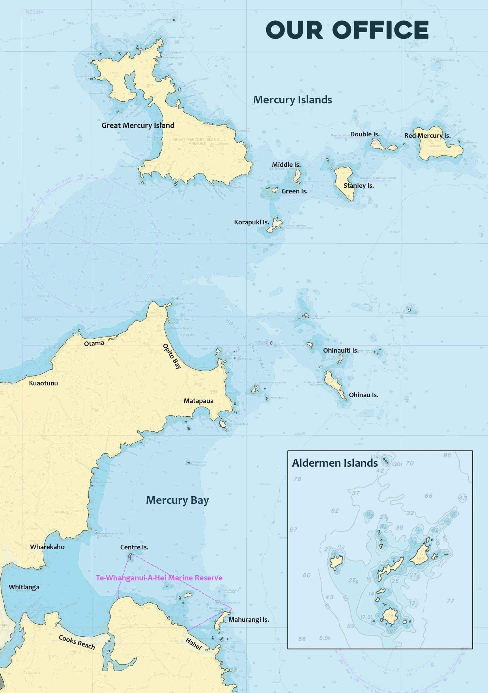 The Mercury Islands New Zealand | Dive Zone Whitianga