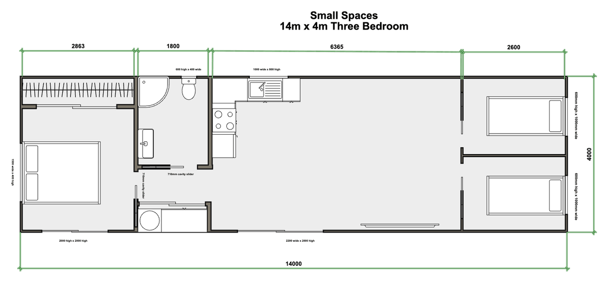 Small Spaces | 14m Tiny Homes
