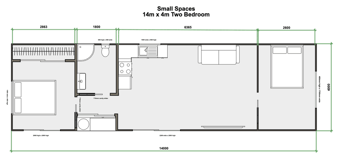 Small Spaces | 14m Tiny Homes