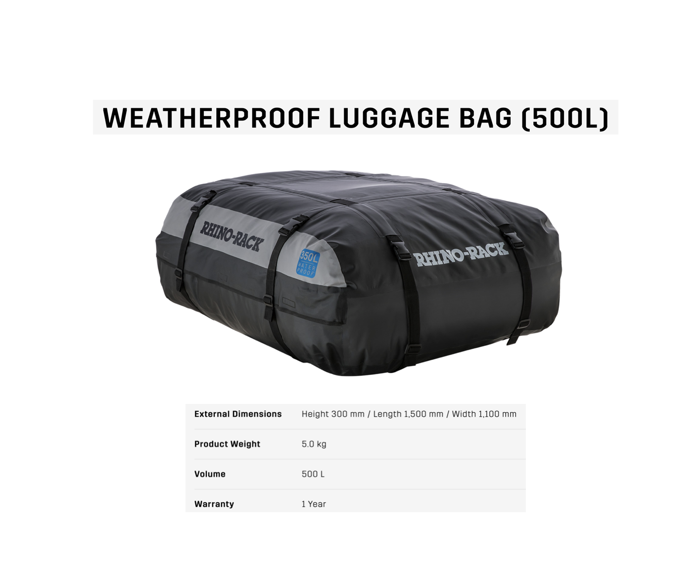 RHINO-RACK WEATHERPROOF LUGGAGE BAGS, Cargo Bags | 4WD Solutions