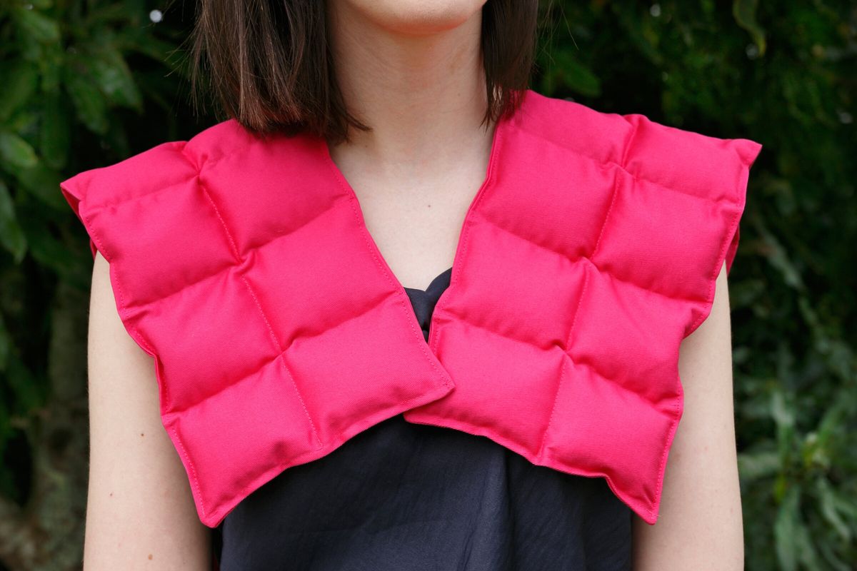 Over Shoulder Wearable Wheat Bag, Wearable Wheat Bags | Kiwi Wheatbags