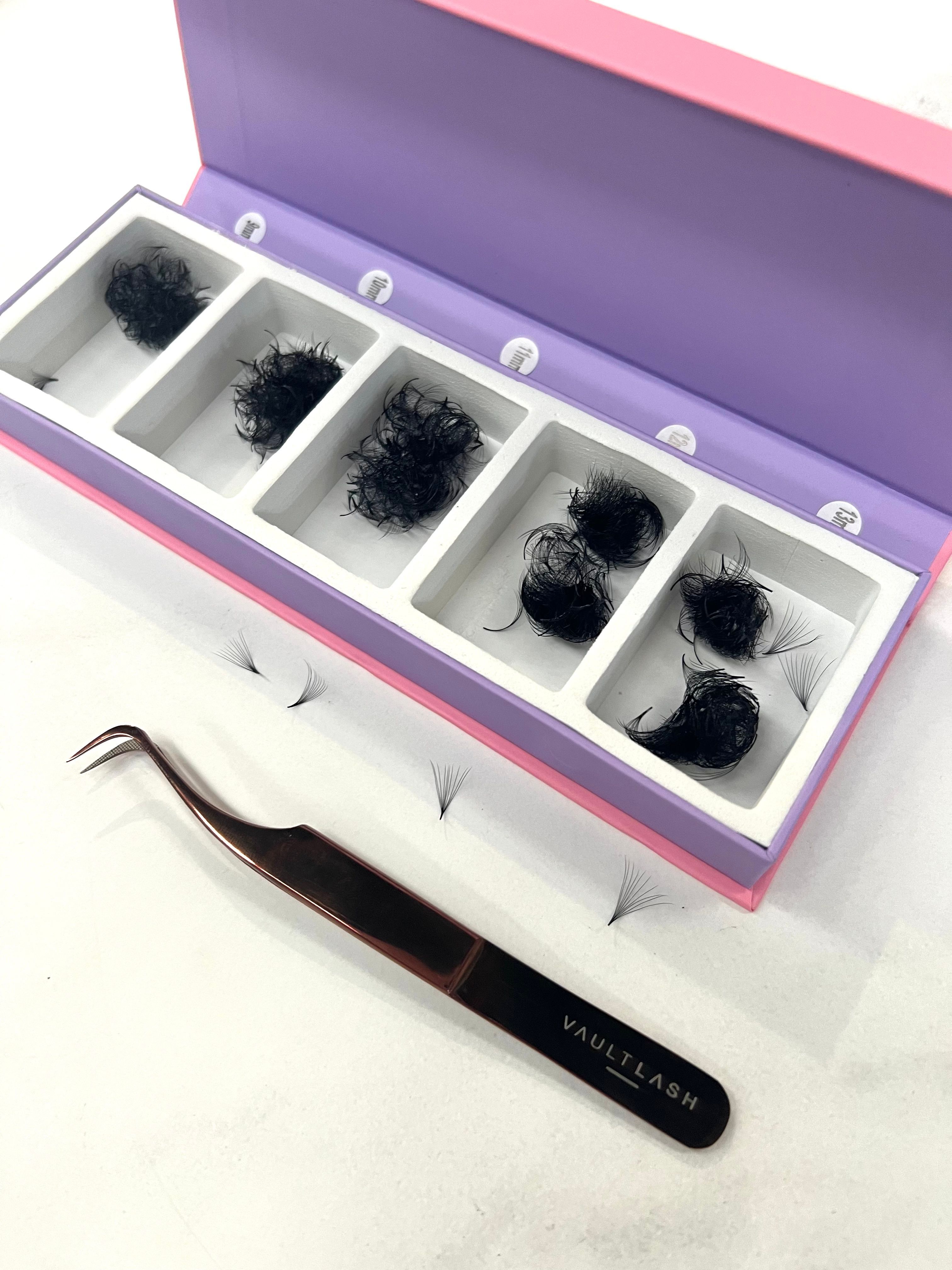 5 Compartment Loose Wide Fans, Promade Fans | Vault Lash Supplies