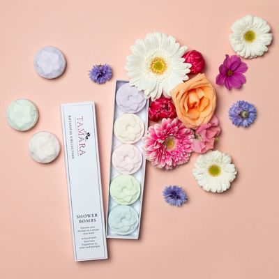 BOTANICAL COLLECTION SHOWER BOMBS TAMARA Box of 5, Health & Wellness ...