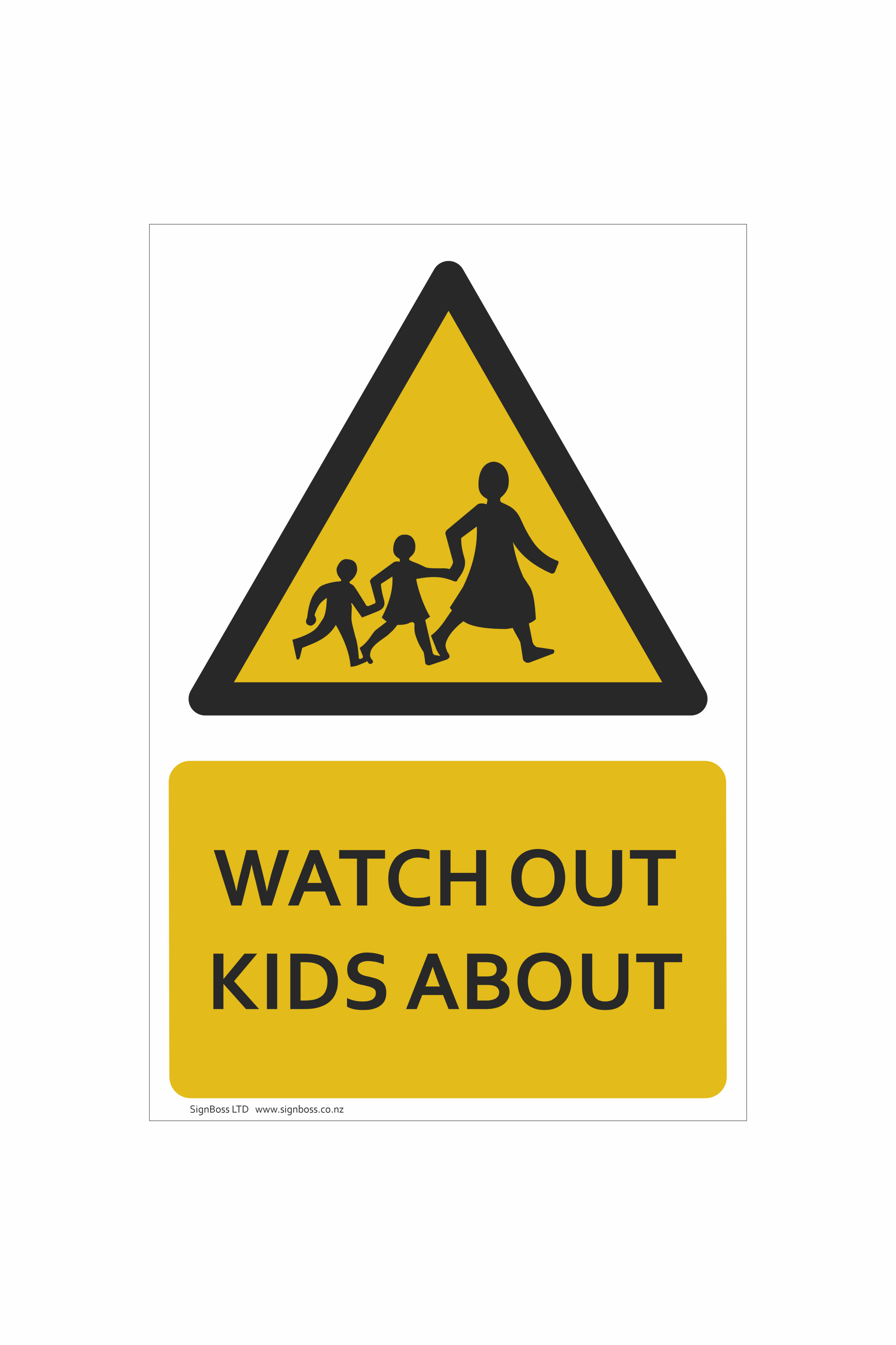 Caution - Watch Out Kids About, Signs | Sign Boss