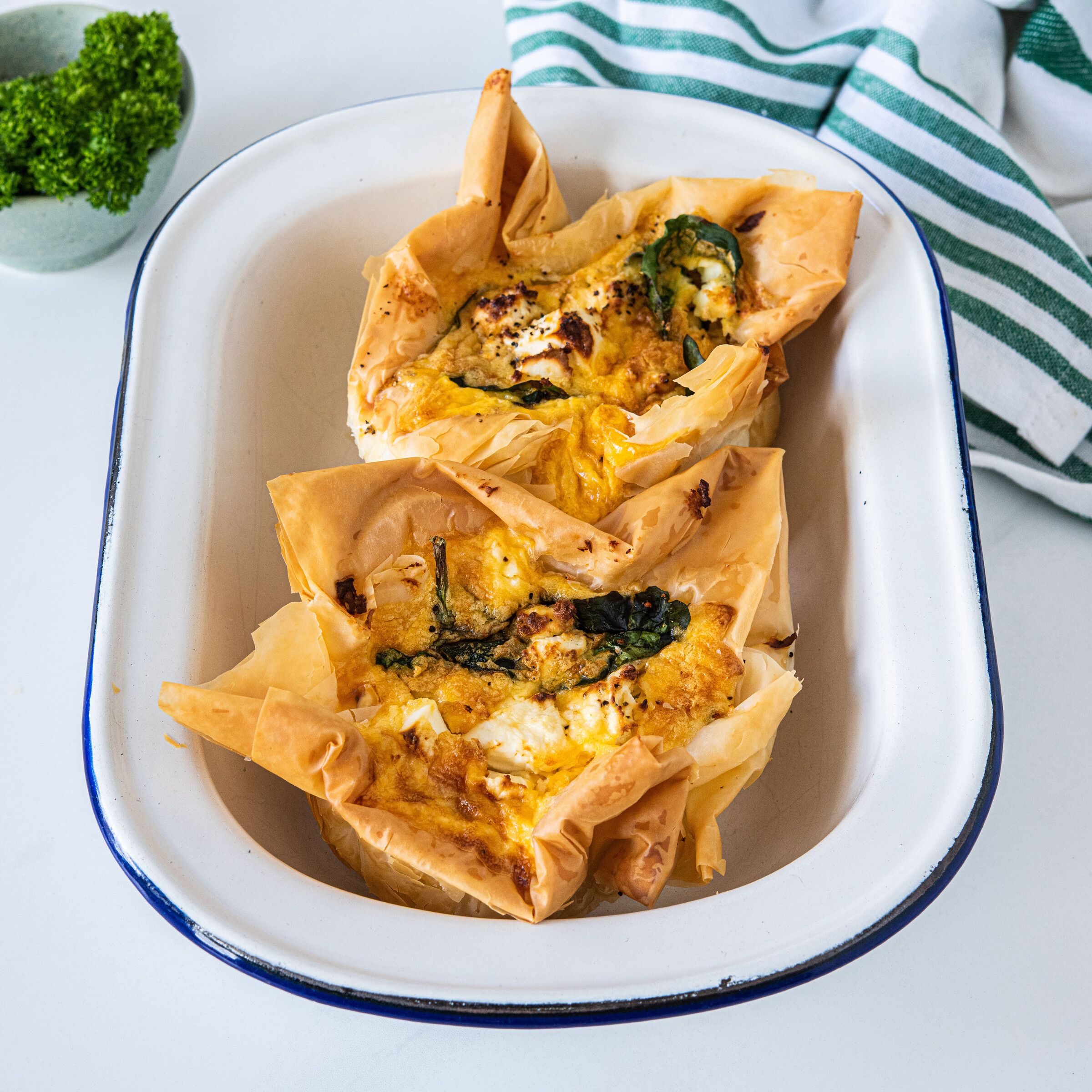 Chicken and Mushroom Filo Wrap, Savory | Honest Kitchen