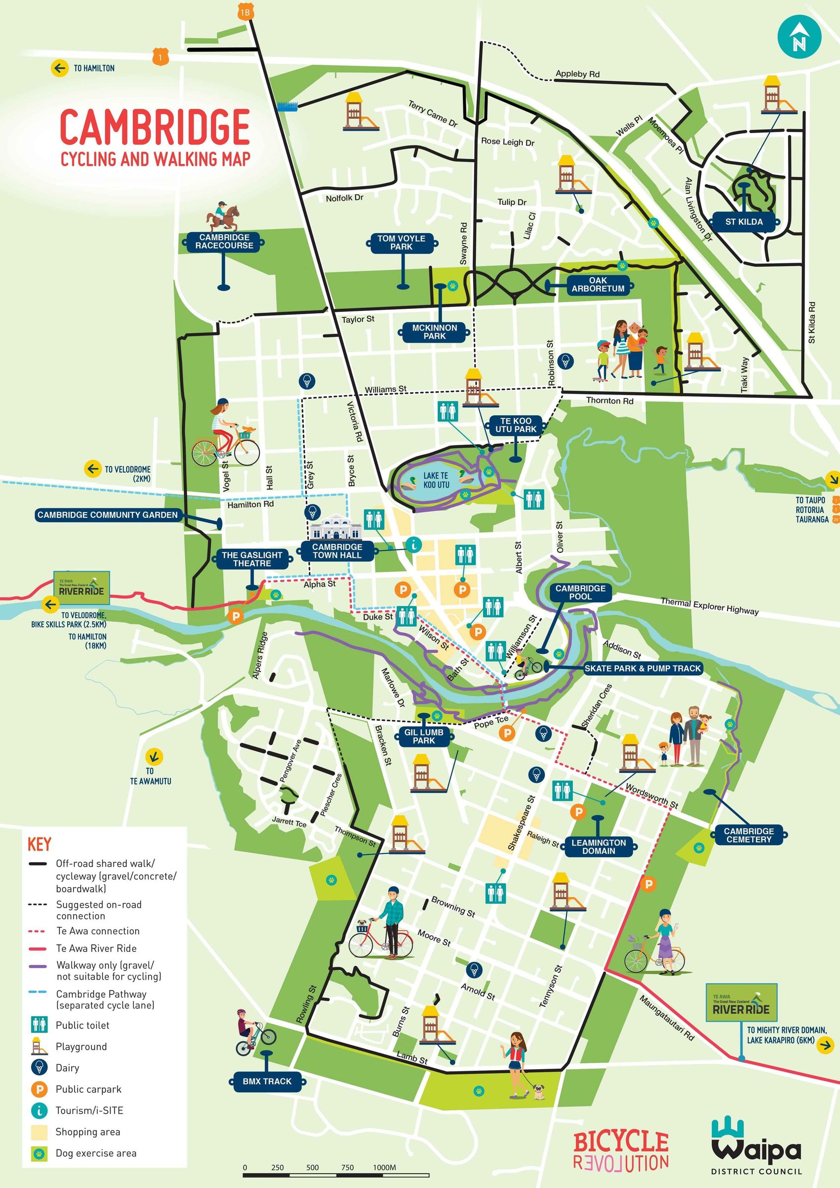 Walking & Cycling Map | Bike Revolution