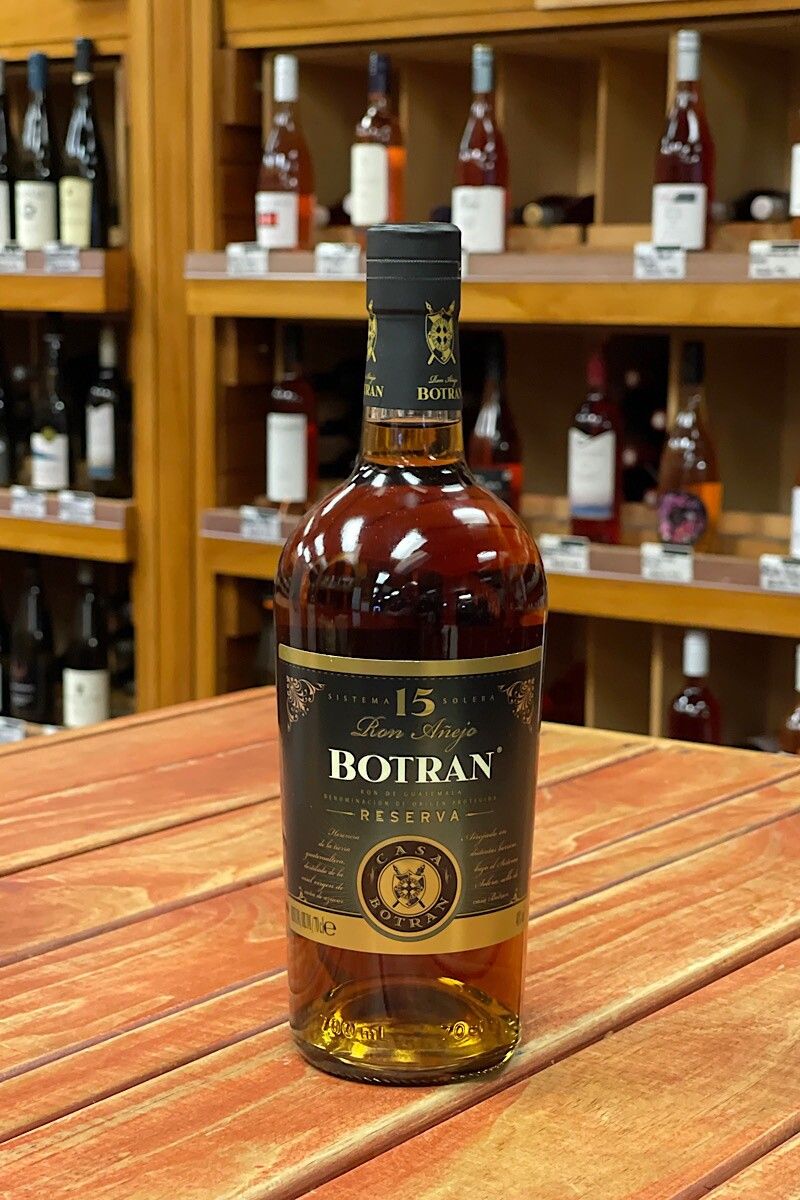 BOTRAN 15 YEAR OLD SOLERA RESERVA RUM 40% 700ML, RUM | Centre City ...