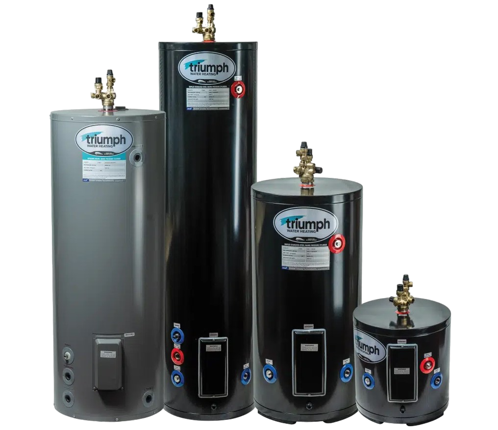 Triumph Quickfit Mains Cylinders – Vitreous and Duplex S/S, Heating ...
