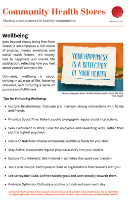 Newsletter | Community Health Stores