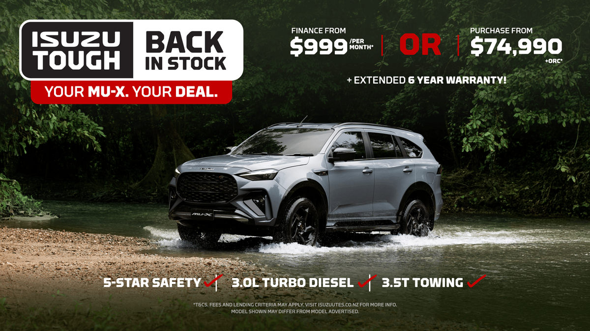 Isuzu Back in Stock | Waggs Auto Group