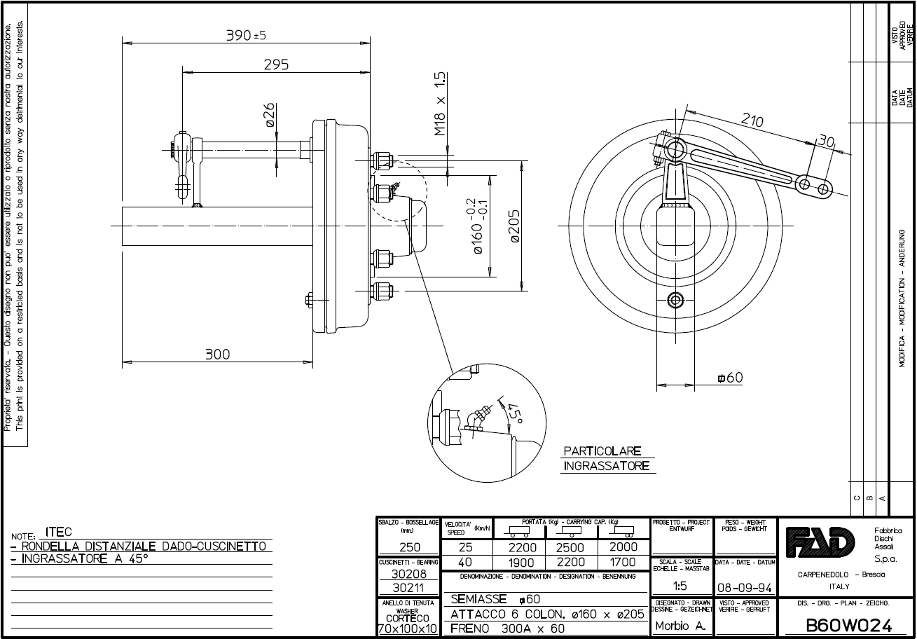 FAD Stub Axles | ITEC Products
