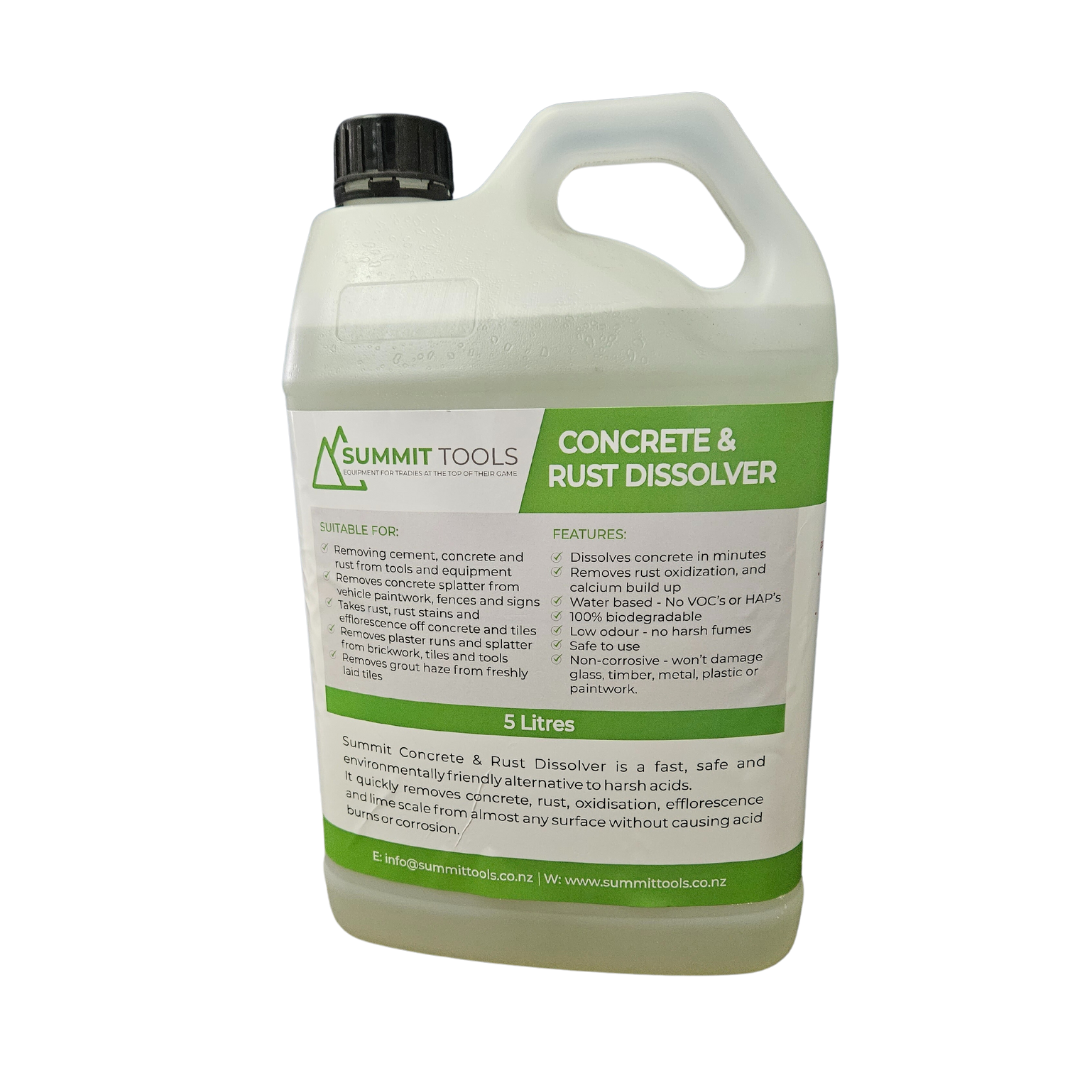Summit Concrete & Rust Dissolver 5L, Surface Cleaners | Summit Tools NZ