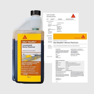 Sika Max Mix Mortar Plasticiser Safety Data Sheet | Summit Tools NZ