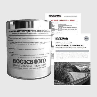 Rockbond Waterproofing Powder Safety Data Sheet | Summit Tools NZ