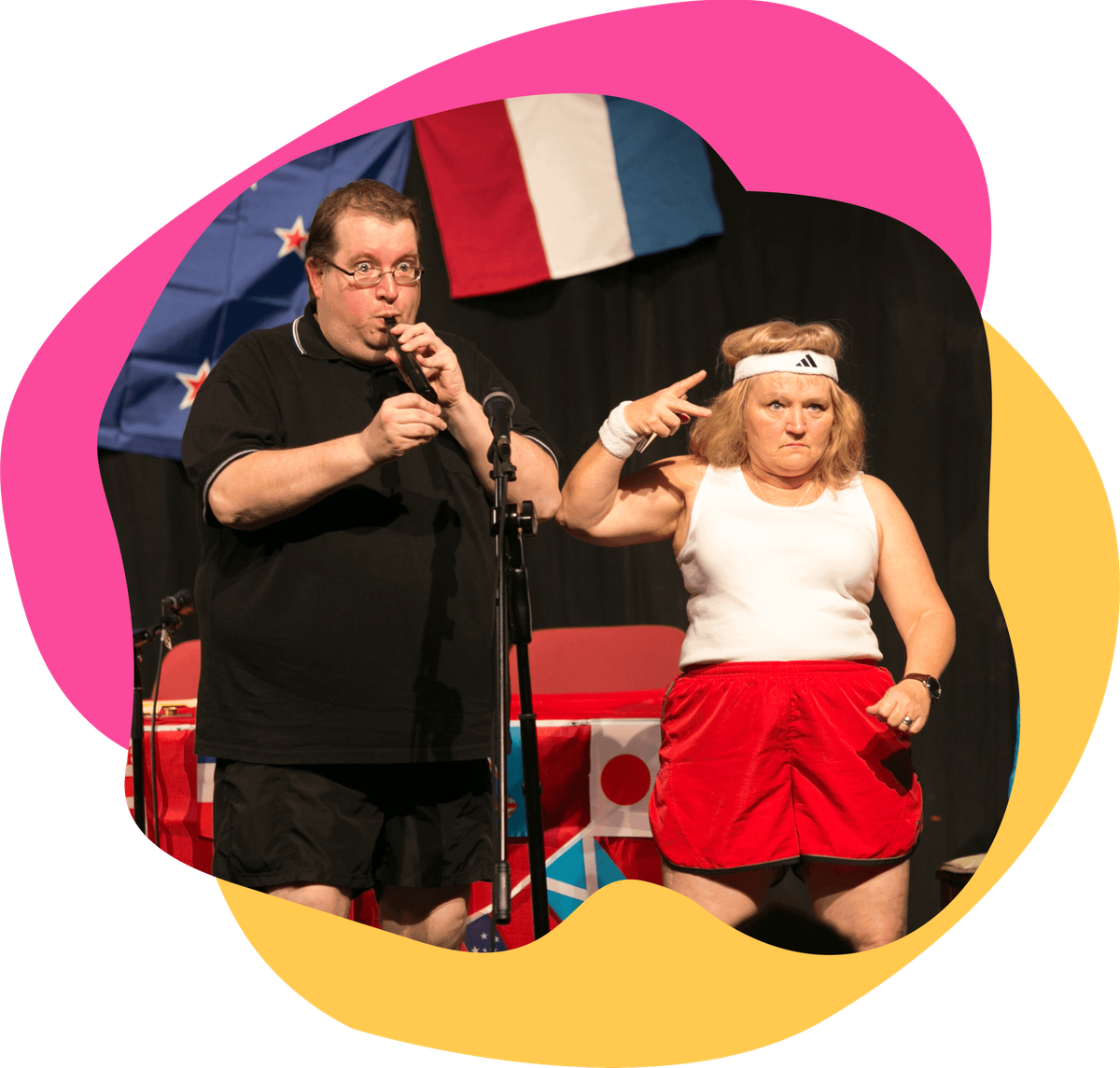 Flaming Mojo Murder Mystery Dinner theatre and improv shows | Emma Bowyer