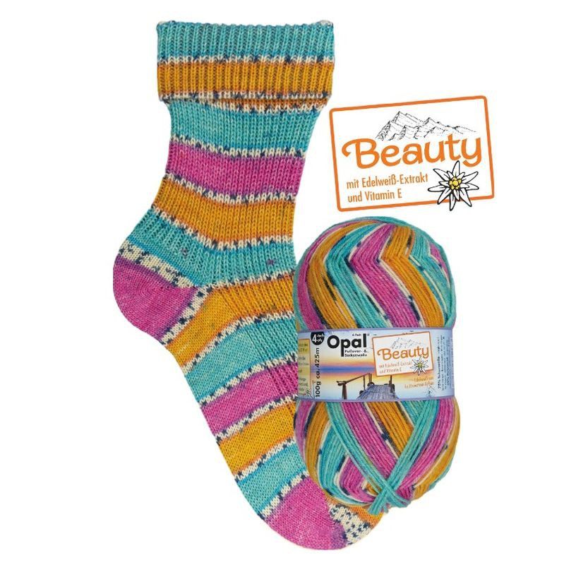 Opal Beauty 3 "Wellness", fingering/4ply, 100gm, 425m approx., Yarn ...