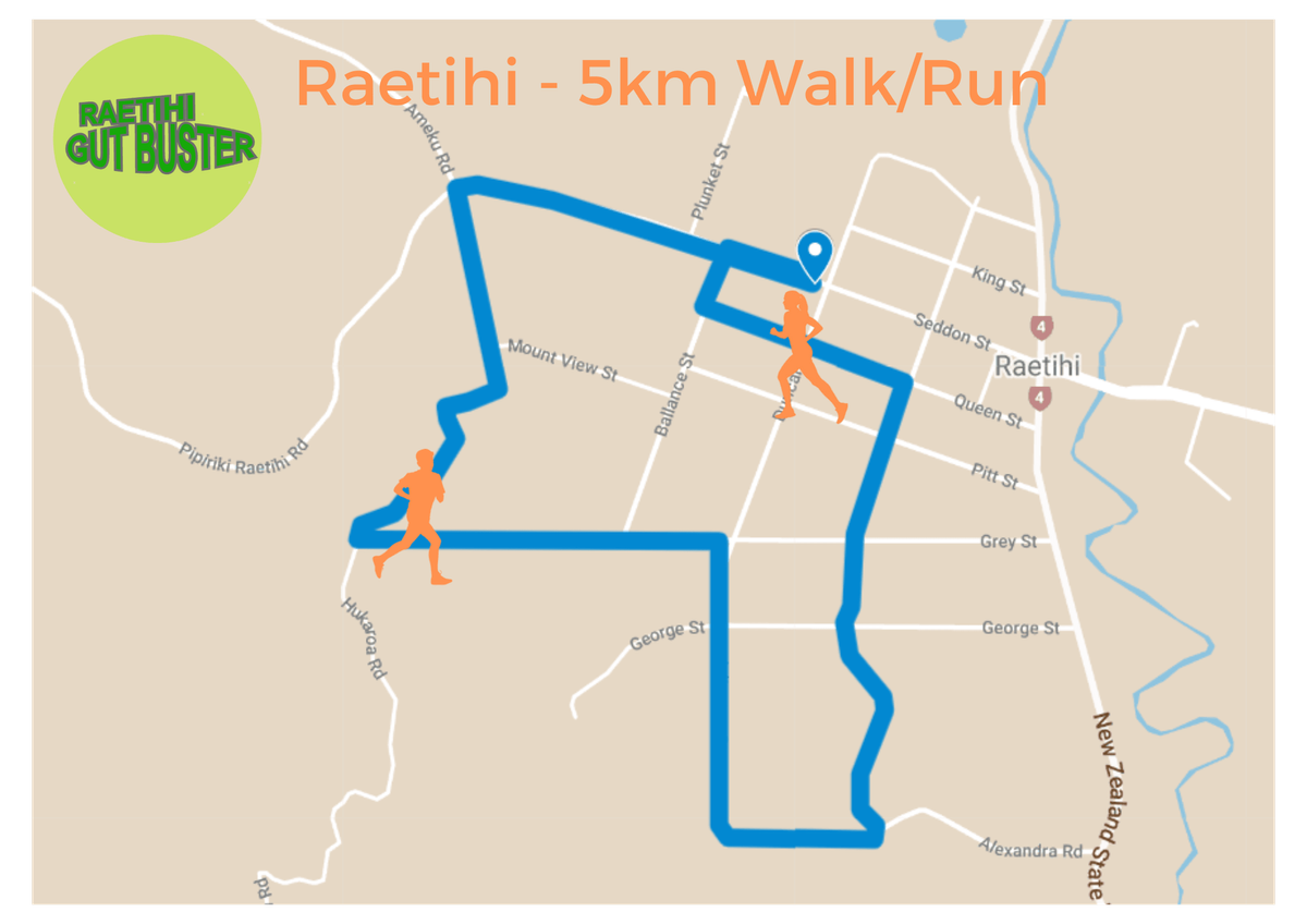 5km Walk/Run | Raetihi Gutbuster