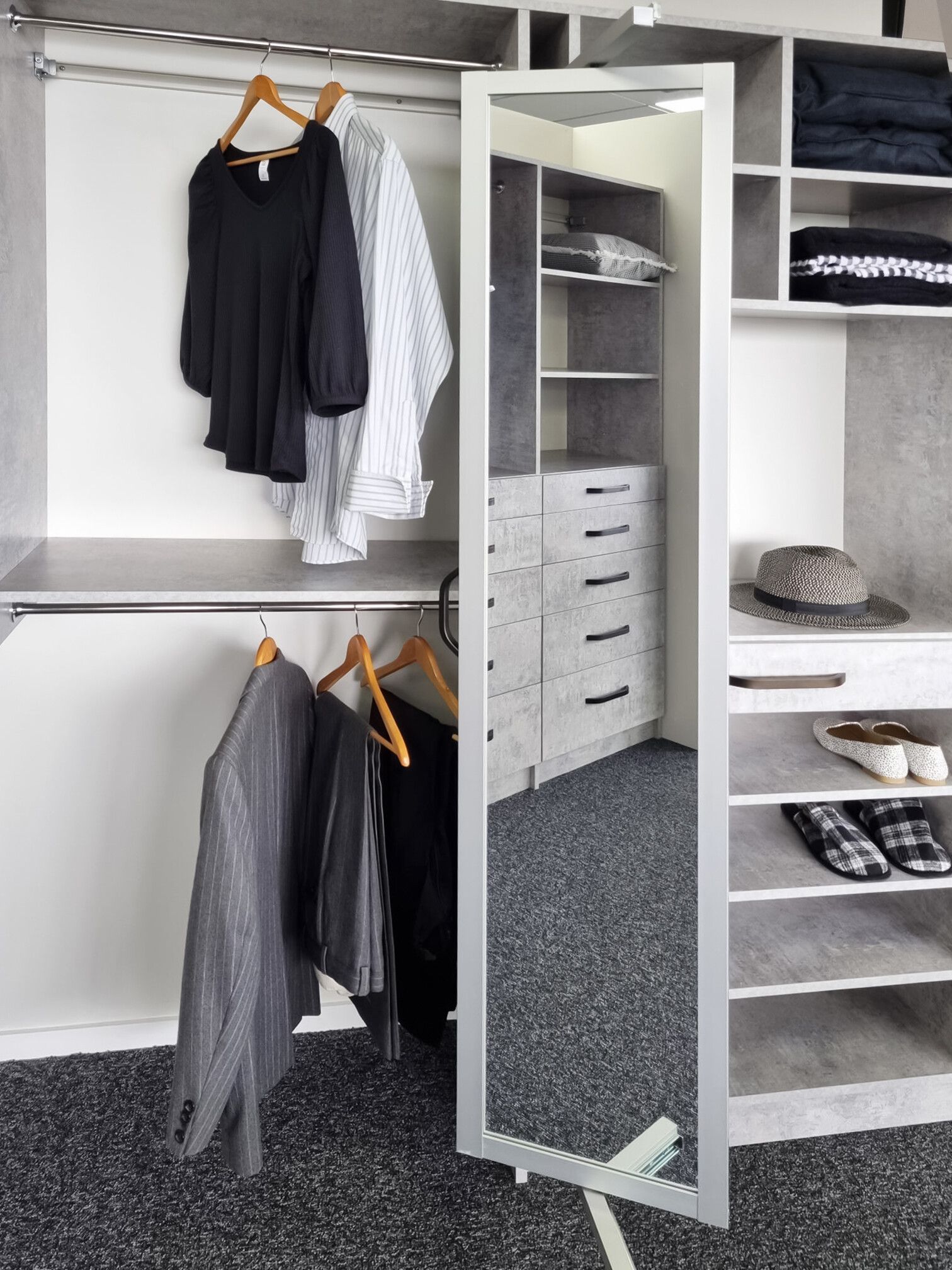 Waikato Wardrobes | Pull out Mirrors, Accessories