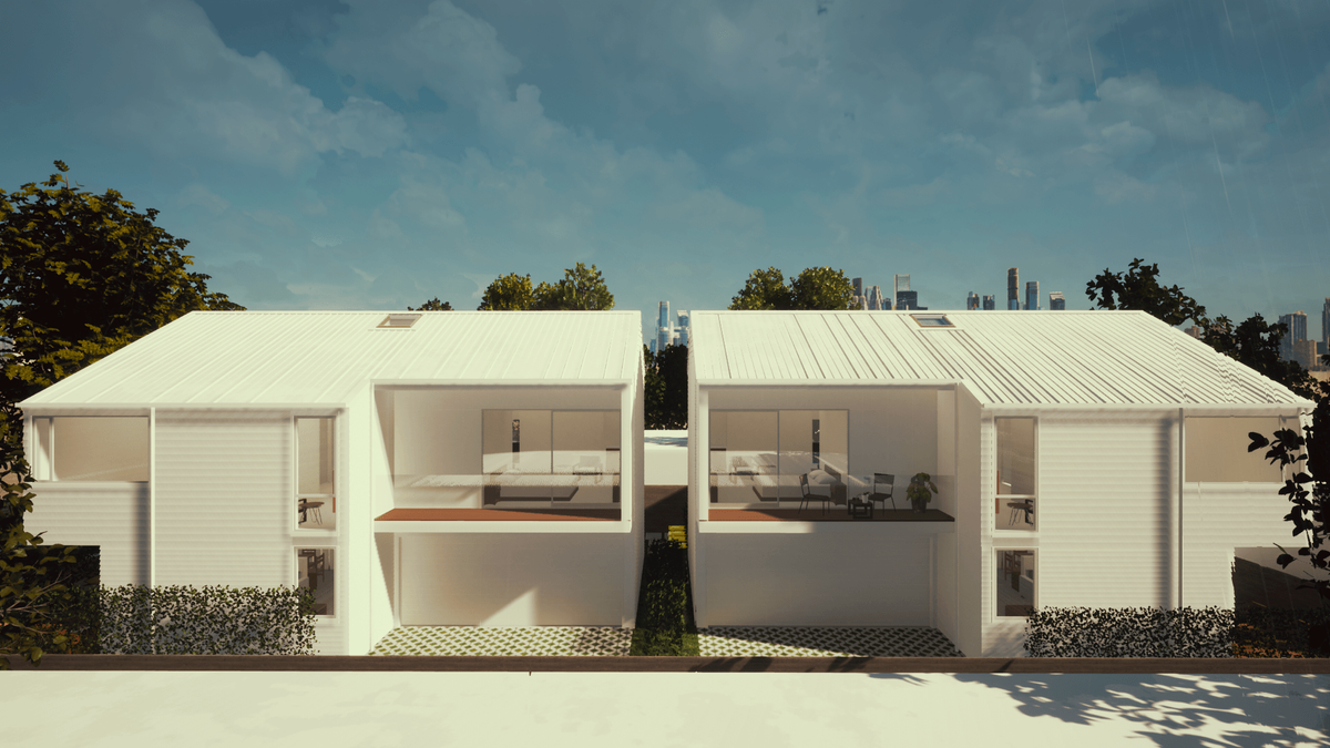 Meola Road Townhouses | Modern Urban Living | Parker Architecture