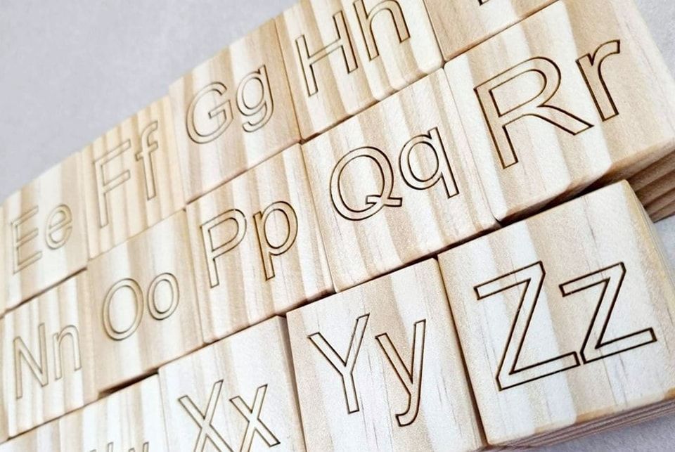Sign language alphabet blocks, Educational Resources | Carpenter & co Ltd