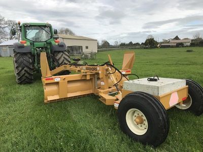 Hygrade Pull Type Grader, Farming equipment | Waikato Tractors Ltd