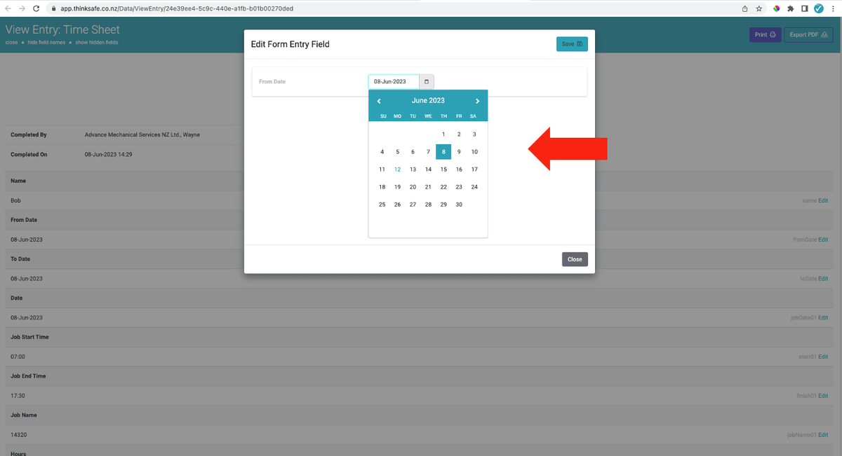 EDITING DATA | ThinkSafe Global