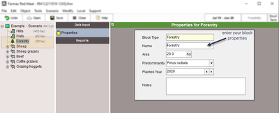 Add Forestry Blocks | FARMAX