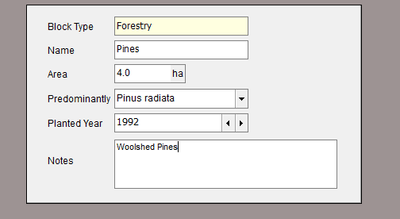 Add Forestry Blocks | FARMAX
