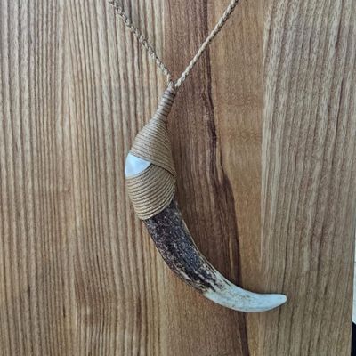 Deer Antler Point, Bone carving | Martin Winchcombe