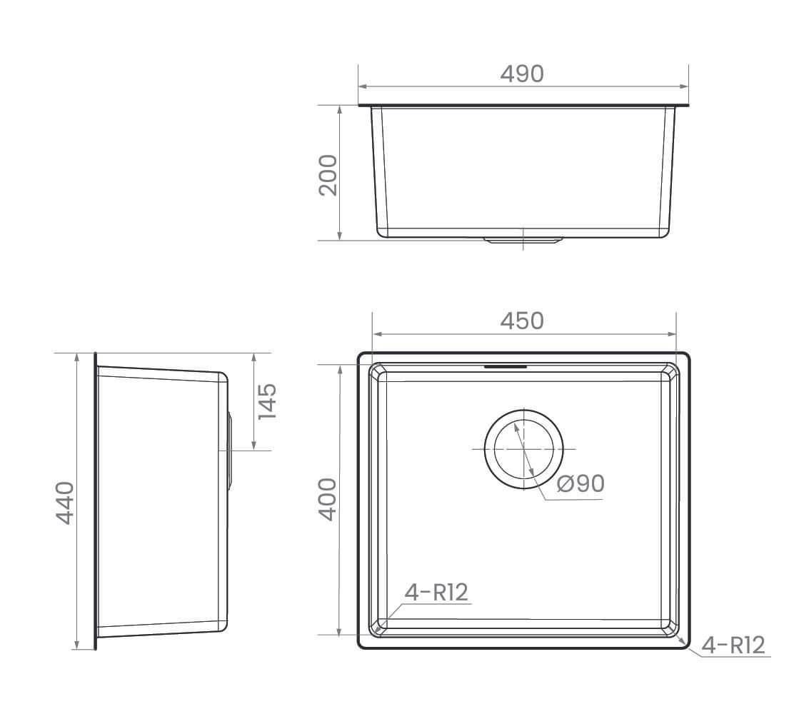 Single Bowls | Integrity Sinks