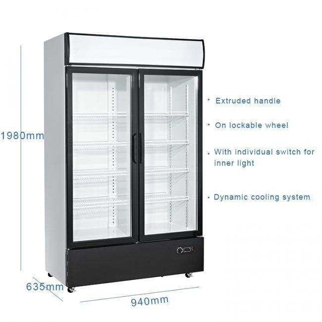 Double Door Upright Fridges | Chillin Nz
