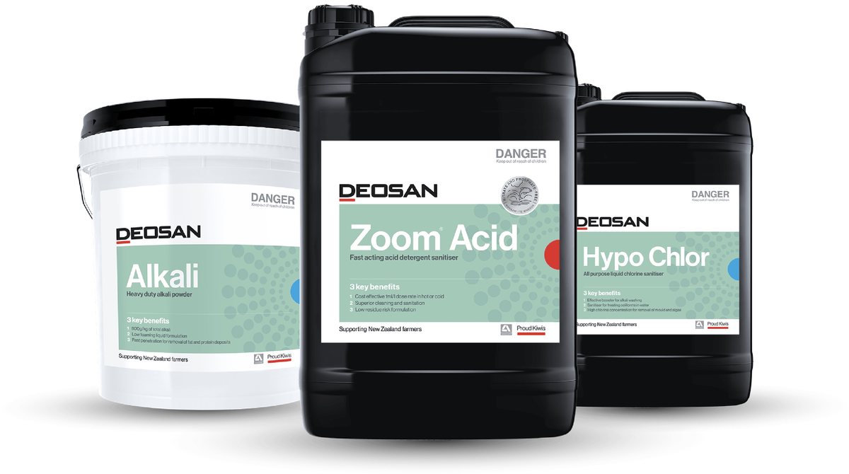 Dairy Shed Detergents NZ | Deosan Range | Deosan
