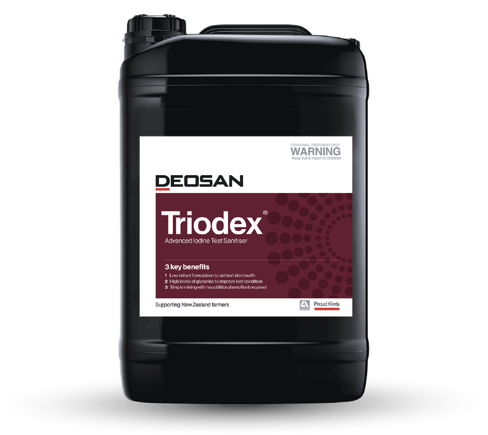 Triodex Iodine Teat Spray NZ | Teat Sanitiser Udder Health | Deosan